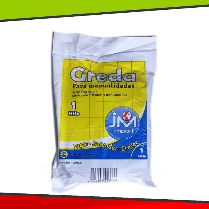 Greda para Manualidades 1 KILO – Importadora Gabriela