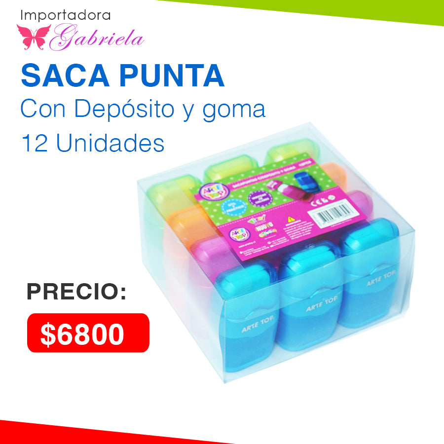 SACA PUNTA CON DEPÓSITO – Importadora Gabriela