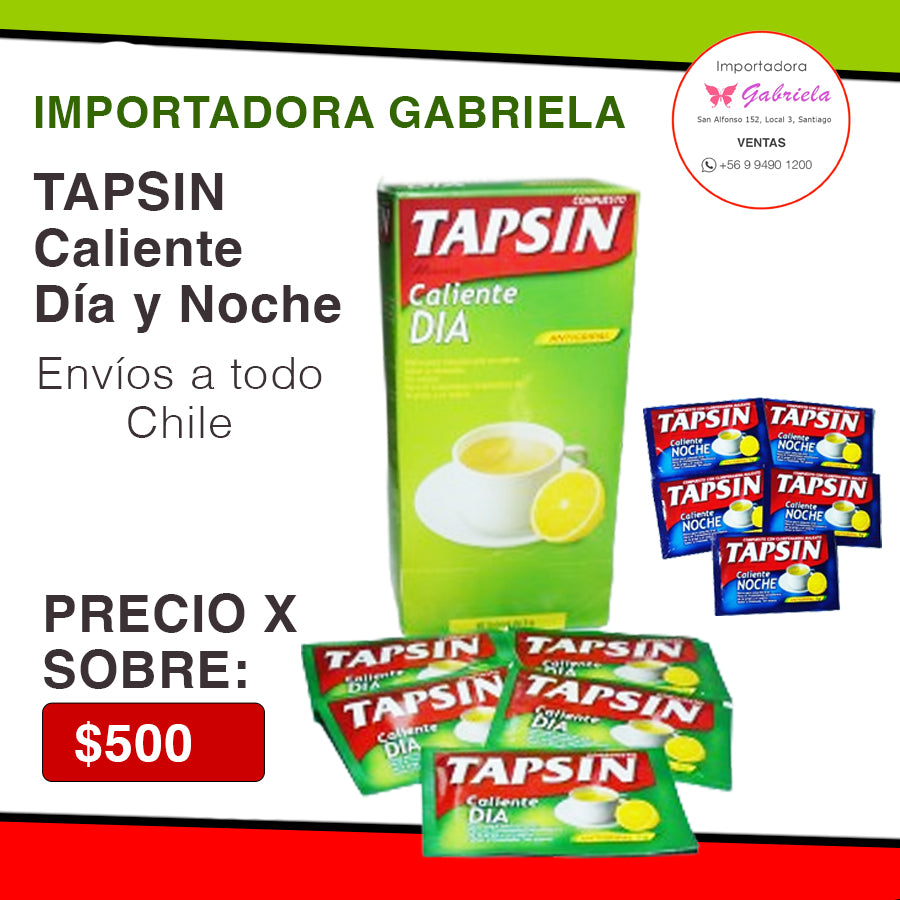 Tapsin Caliente de Dia y de Noche – Importadora Gabriela